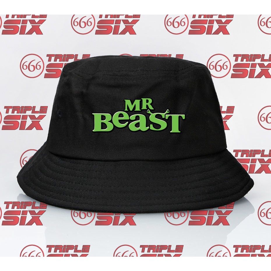 Jual Topi Bucket Mr beast x Shrek Puff | Shopee Indonesia