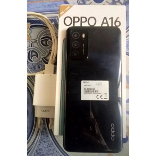 Jual Oppo A16 Ram 3/32GB second bisa cod banjarmasin lengkap hp ...