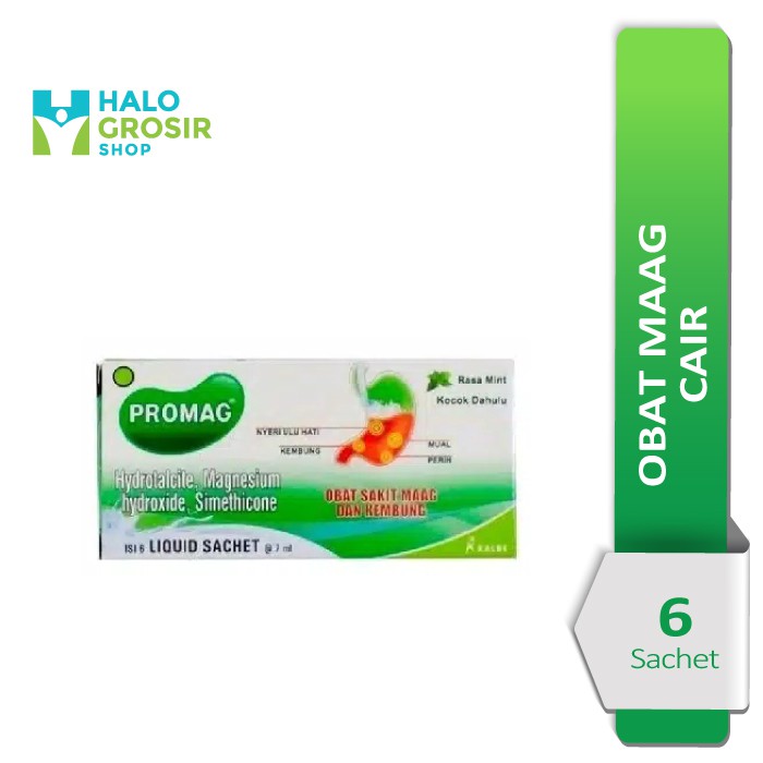 Jual Promag Suspension - Sachet 7 mL Obat Maag Cair | Shopee Indonesia