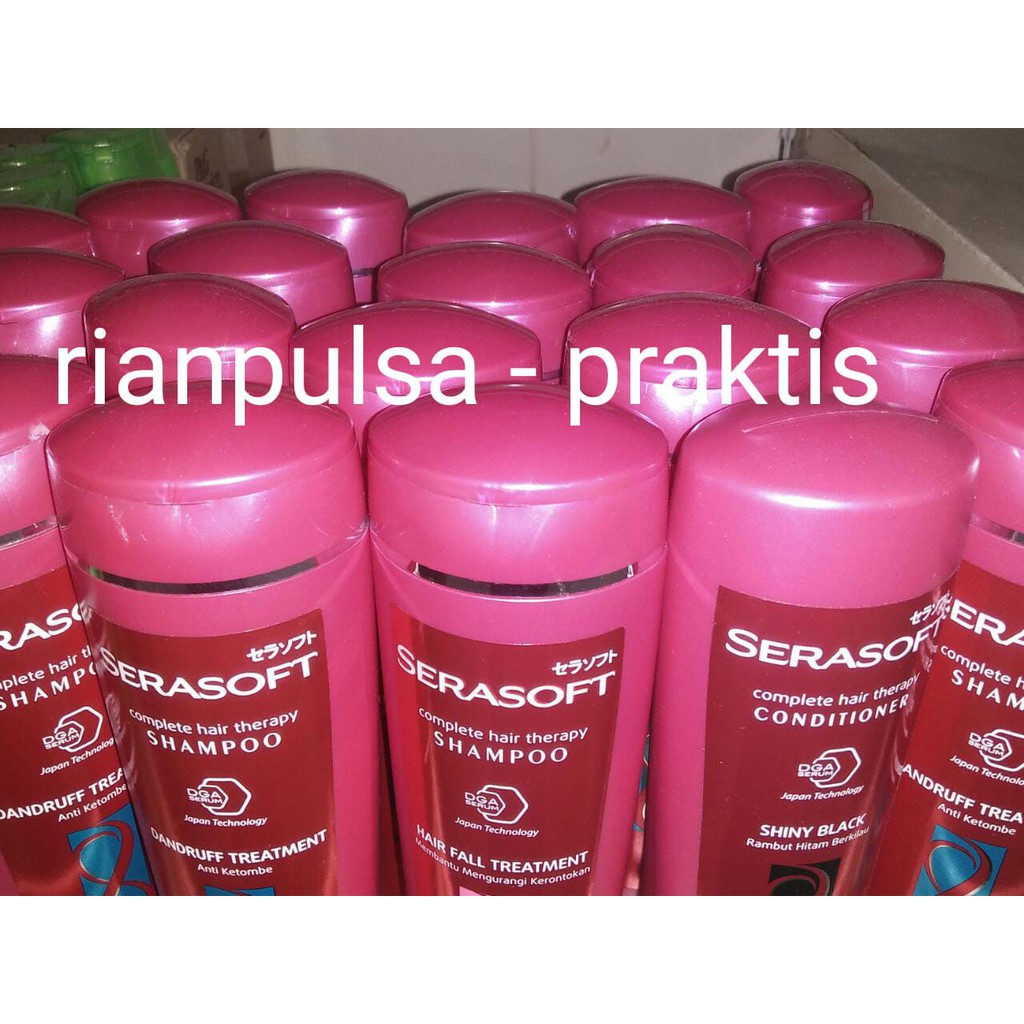 Jual Serasoft hair dandruft fall Shinny shampo ketombe rambut rontok ...