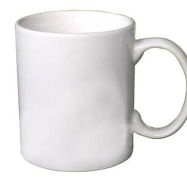 Jual Gelas Mug keramik 11 oz putih polos non coating | Shopee Indonesia
