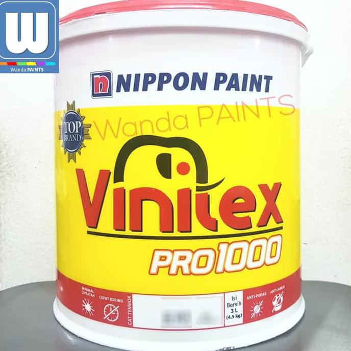 Jual CAT TEMBOK VINILEX PRO 1000 5KG - NIPPON PAINT EXCLUSIVE | Shopee ...