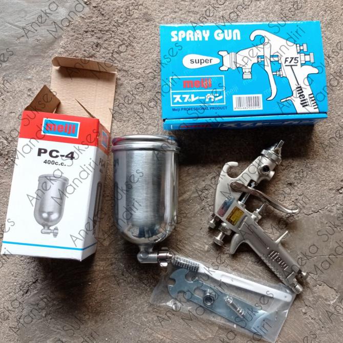 Jual Spray Cat / Spray Gun F75 Meiji / Alat Pistol Semprot Tabung Atas ...