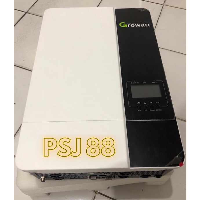 Jual Inverter Hybrid Off Grid Growatt 5000W SPF 5000 ES Solar Charge (Can Work Without Battery ...