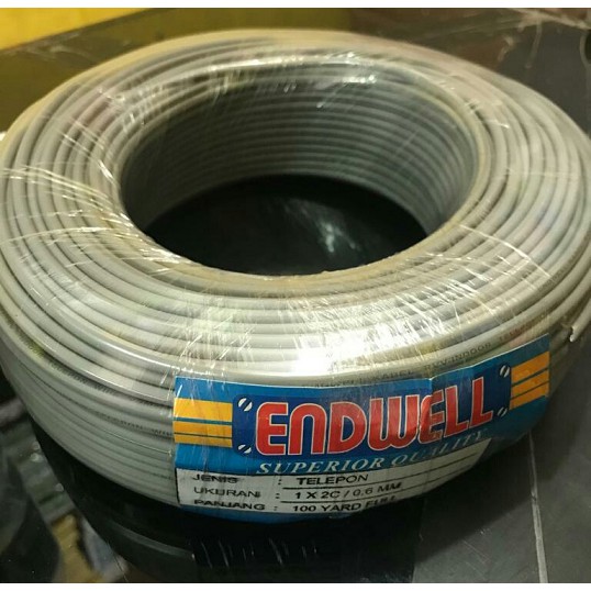 Jual Kabel Telepon 2C PVC 2 pair isi 100 yard Lebih Murah Dan Ringan ...