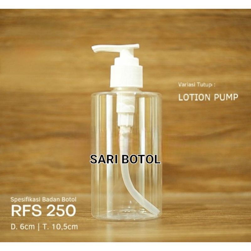 Jual BOTOL PUMP 250ML RF NATURAL | Shopee Indonesia