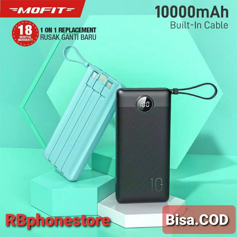 Jual Mofit M19 RealCapacity & Fastcharge 10.000mAh | Shopee Indonesia