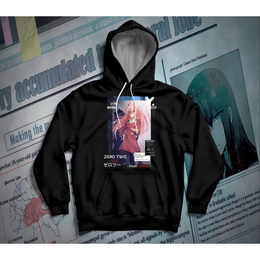 Jual Hoodie Anime Zero Two - Darling In The Franxx / Japan /// Nimelite ...