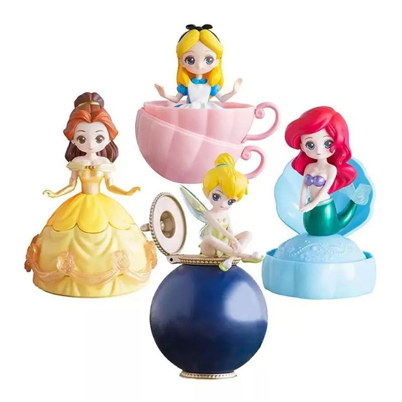 Jual Gashapon Capchara Disney Belle Ariel Alice Tinkerbell Surprize ...
