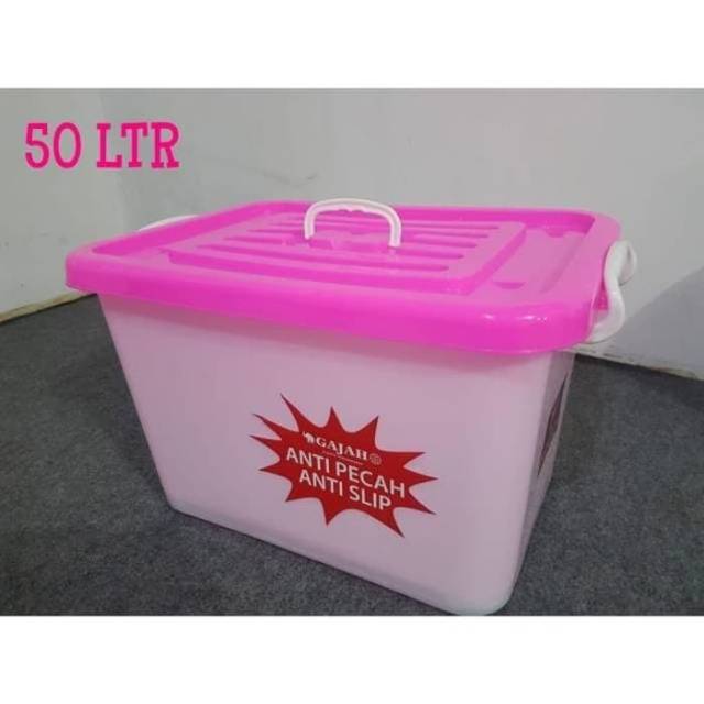 Jual Box Container / Kotak Kontainer Plastik Serbaguna 50L / 50 L Gojek ...