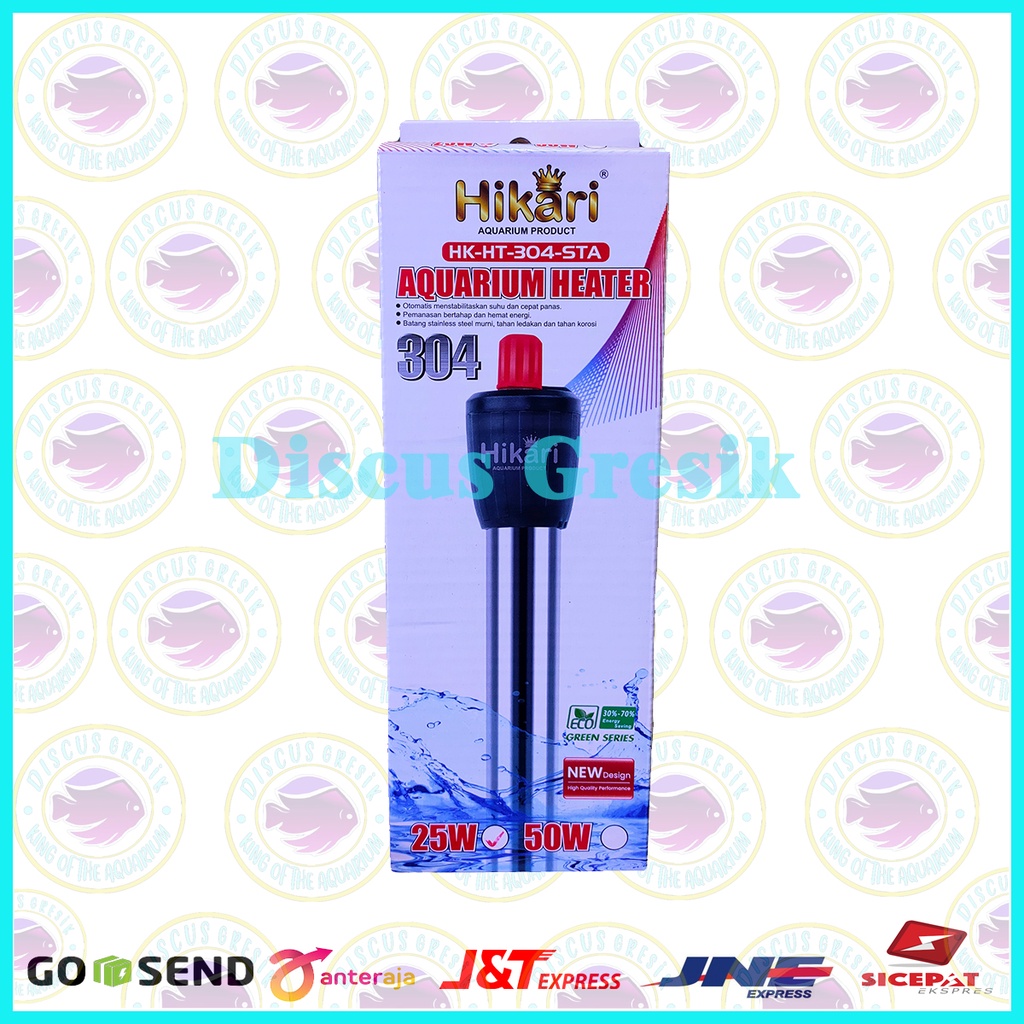 Jual Heater Stainless 25W Hikari - Pemanas Air / Heater Akuarium ...