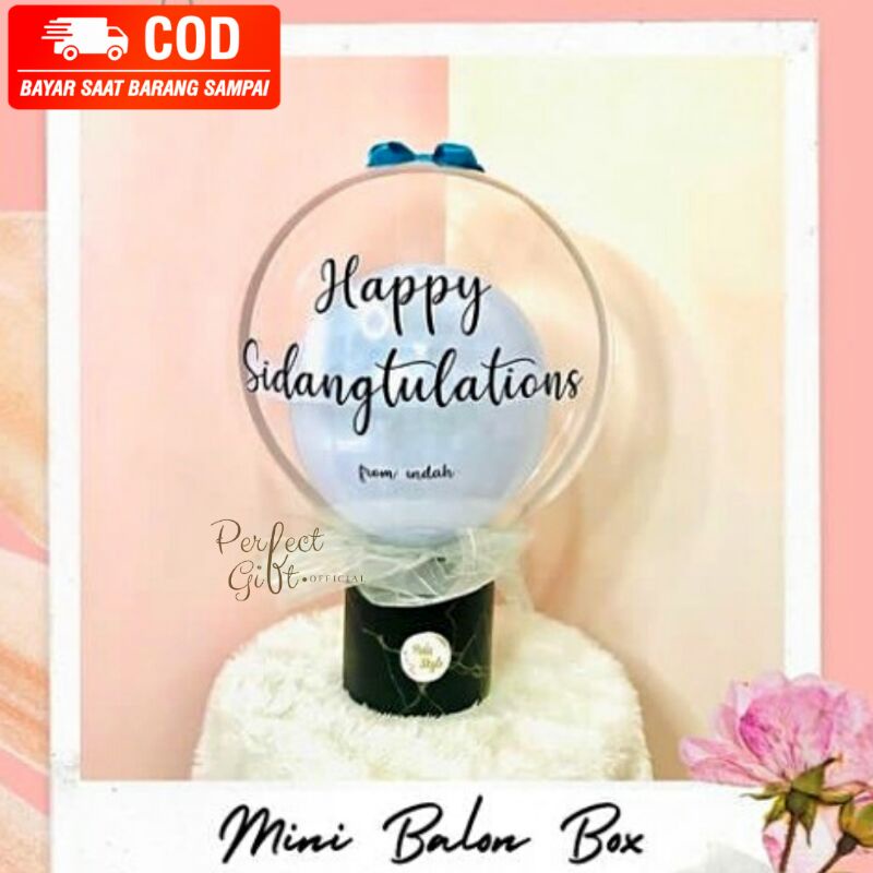 Jual (PERFECTGIFT.OFFICIAL) HADIAH KADO BALLOON IN HOT AIR BALLOON ...