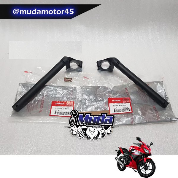 Jual STANG CBR150R K45A KANAN OR KIRI KEMUDI 53100-53150-K45-N00 SEPASANG STIR SET CBR150R LOKAL ...