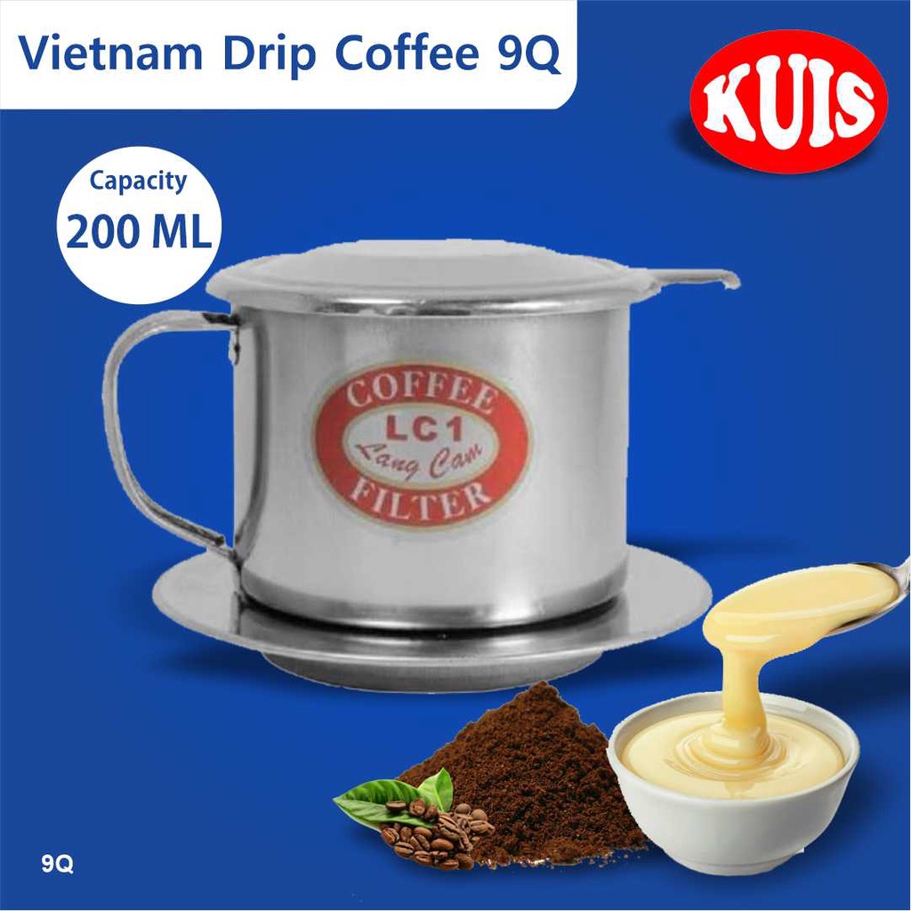 Jual Vietnam Drip 9Q Drip Coffee Kapasitas 200 ML KUIS | Shopee Indonesia