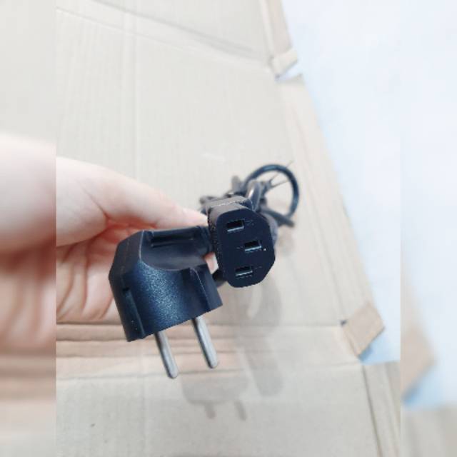 Jual KABEL POWER 3 LUBANG 1,8M DIGUNAKAN UNTUK KOMPUTER | Shopee Indonesia