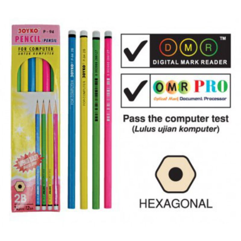 Jual Pensil 2B Joyko P-94 ( 1pak/12pcs ) | Shopee Indonesia