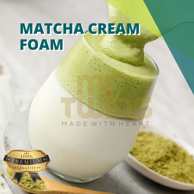 Jual MATCHA FOAM POWDER / TOPPING MATCHA FOAM / MATCHA LATTE FOAM (1. ...