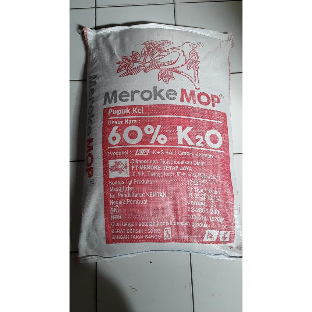 Jual pupuq- pupuk kcl-mop jerman 10.000 -ayo-bertanam-ria. | Shopee ...