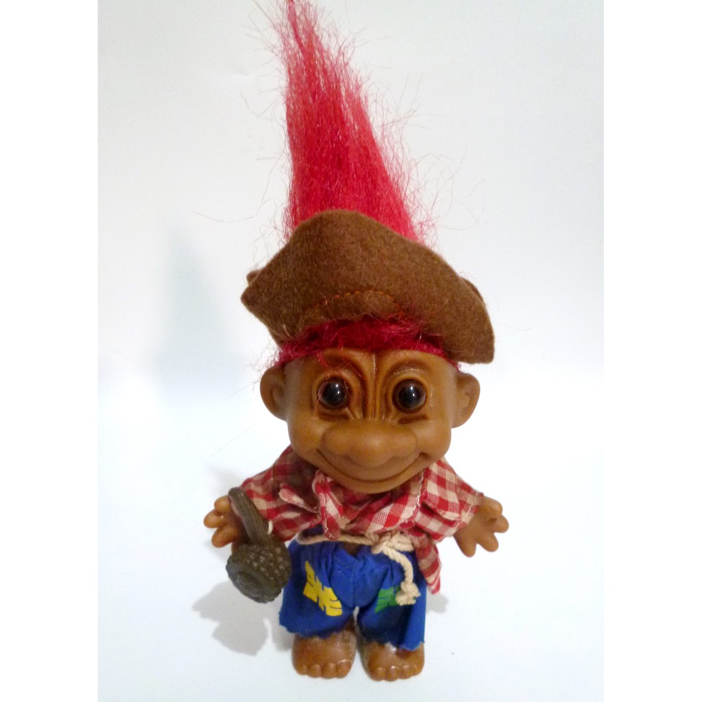 Jual Boneka Troll Farmer Black Skin Original RUSS Vintage Classic Retro ...