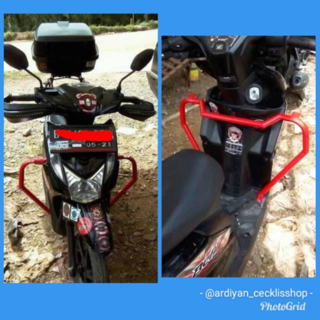 Jual Engine Guard Engineguard Motor Honda Beat Fi | Shopee Indonesia