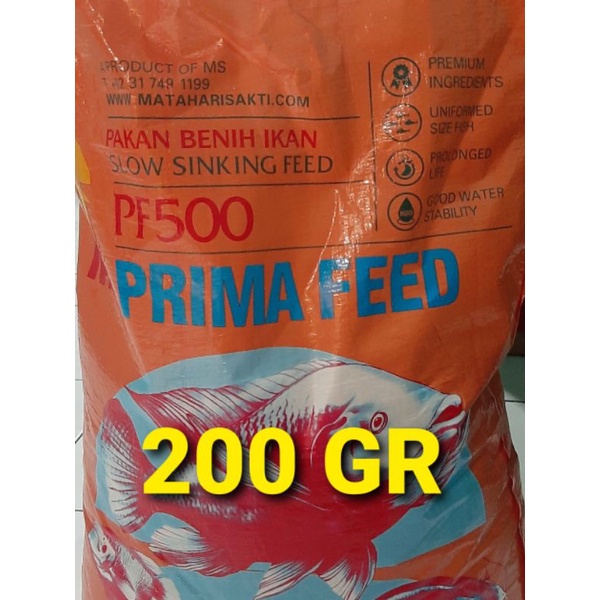 Jual Prima Feed (PF 500) (200 GR) | Shopee Indonesia