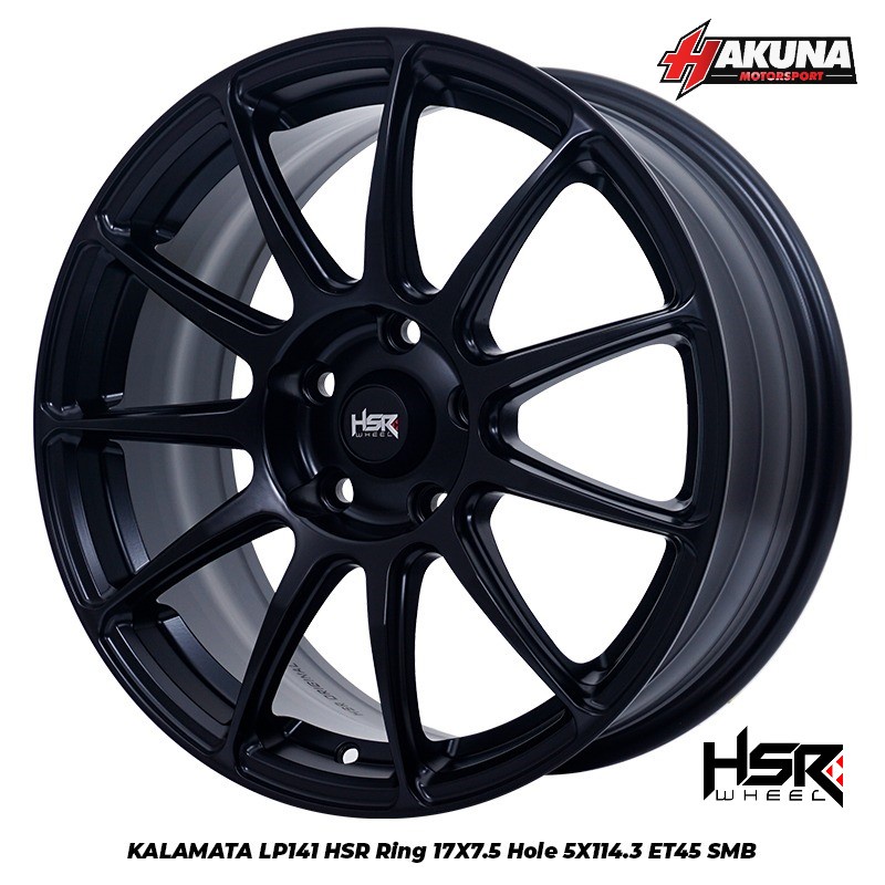Jual VELG RACING RING 17 KALAMATA HSR R17 JARI JARI UNTUK MOBIL INNOVA TERIOS CRV HRV CIVIC ...