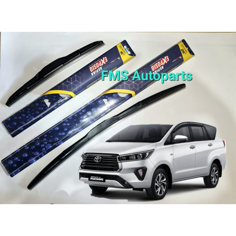 Jual Wiper kaca depan mobil Toyota Innova Reborn ASPIRA Exposio ( 1set ...