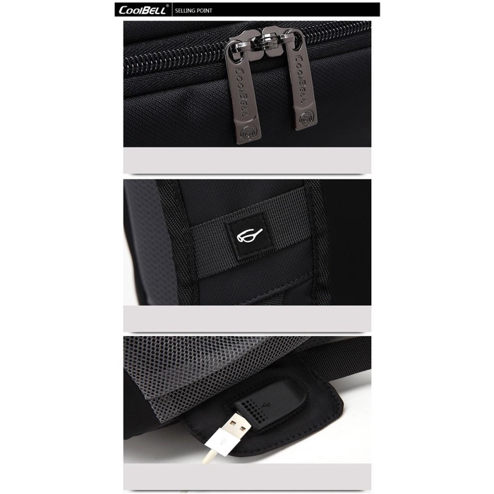 Jual Tas Laptop / Original Coolbell Cb-2669 15.6 Inch - Laptop Backpack ...