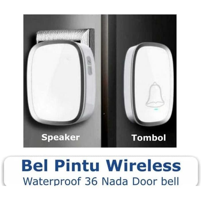 Jual Bell Rumah Wireless Waterproof - A101. Putih | Shopee Indonesia