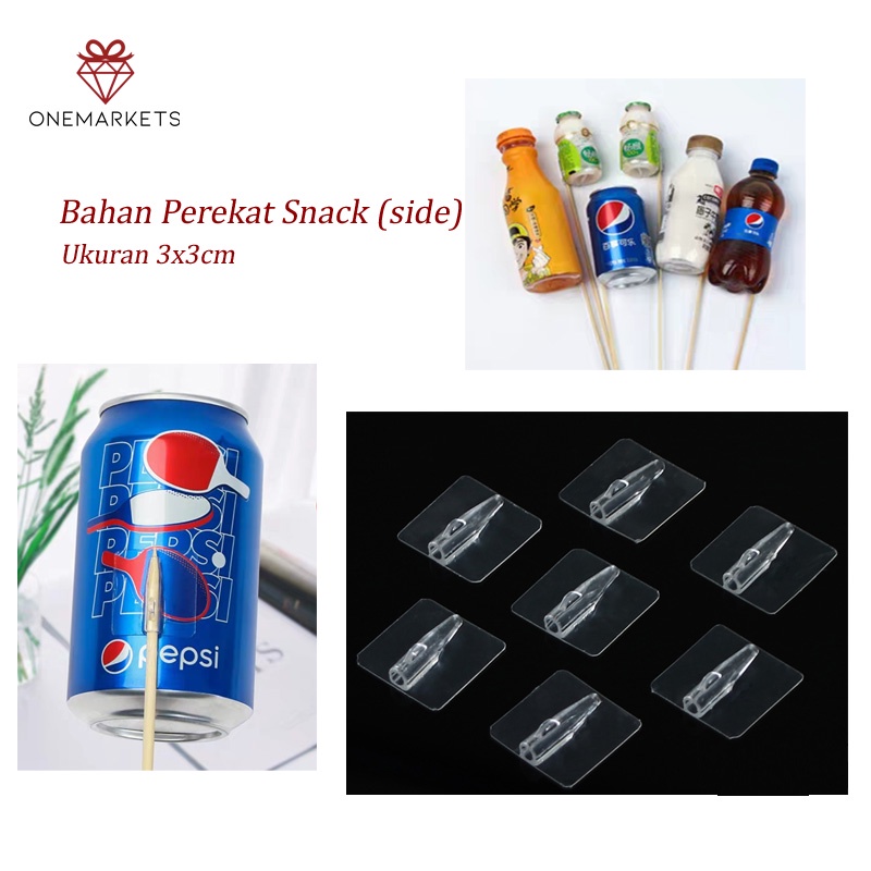 Jual 1Bungkus Bahan Perekat Snack [side] - Lem Perekat - Aksesoris ...