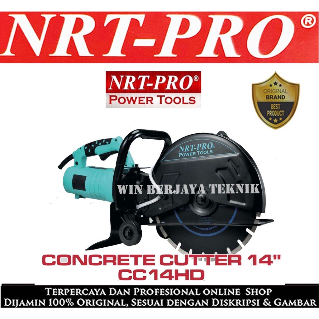 Jual NRT PRO CC14HD Concrete Cutter 14 Inch Mesin Potong Aspal Jalan ...