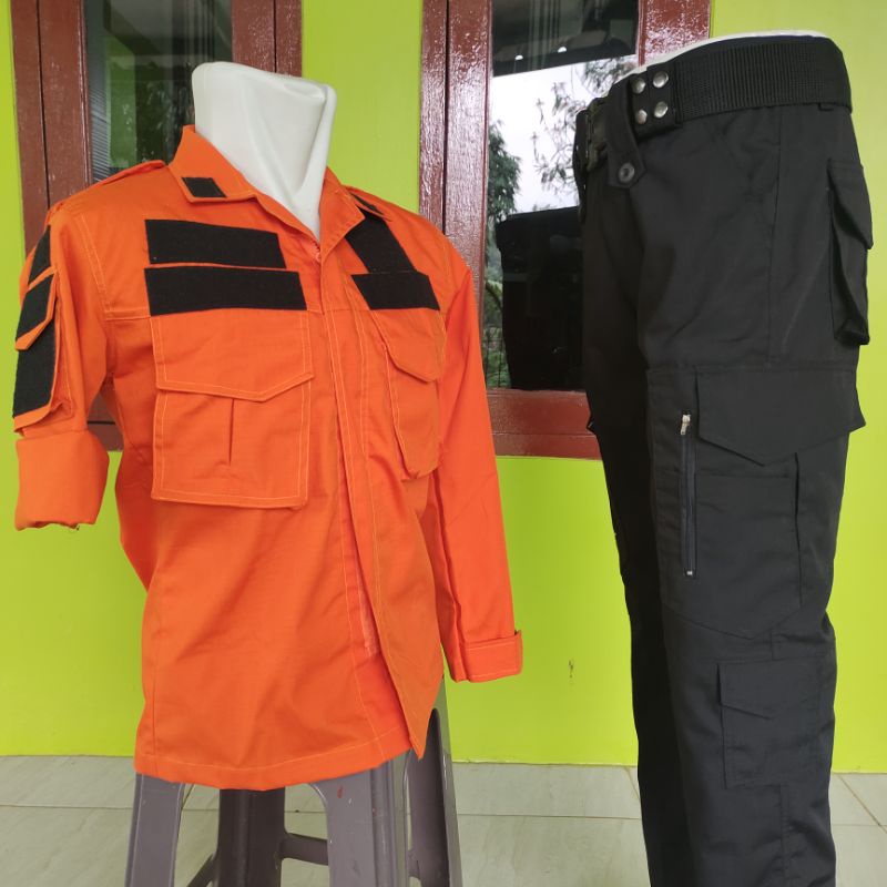 Jual baju PDL BPBD, BASARNAS, setelan baju model tactical | Shopee ...