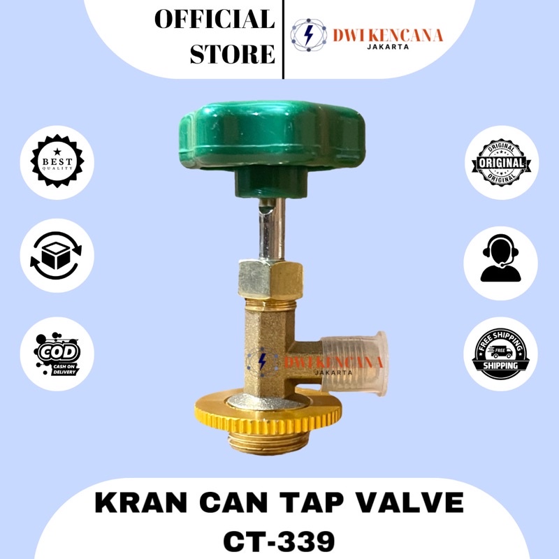 Jual [READY] KEPALA KREON KALENG CT - 339 / CAN TAP 339 / KEPALA FREON ...