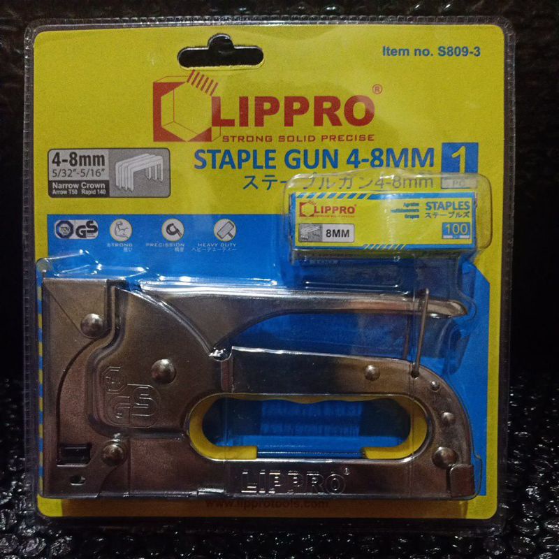 Jual Gun Tacker Staples / Stapler Tembak Lippro 4-8MM | Shopee Indonesia