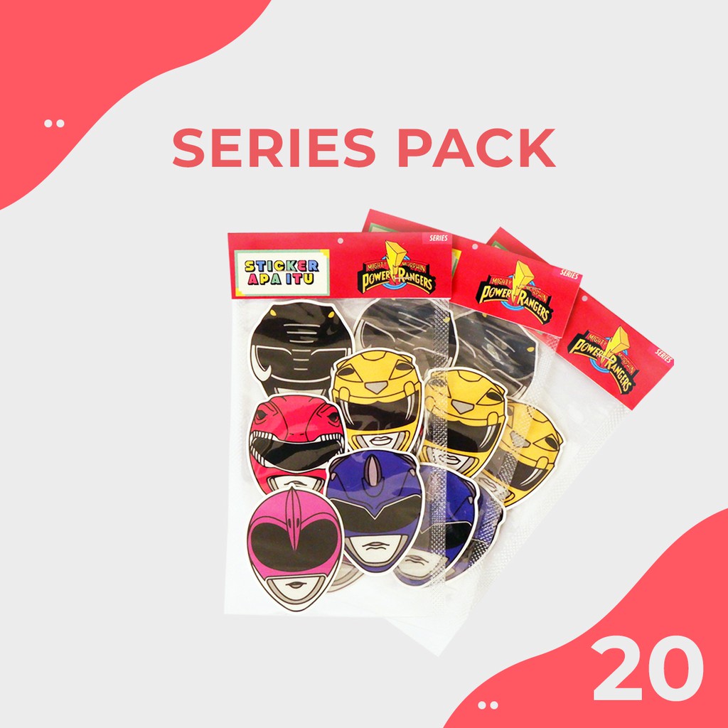Jual STICKER POWER RANGER SERIES PACK | Shopee Indonesia