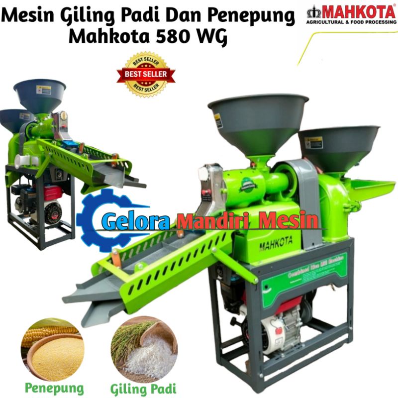 Jual Mesin Giling Padi dan Penepung KD 580 WG MAHKOTA Selep Padi Multifungsi | Shopee Indonesia