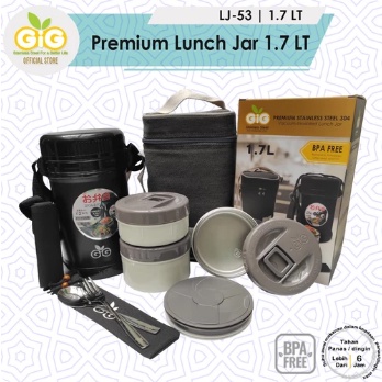 Jual TERMOS MAKAN GIG BABY PREMIUM LUNCH JAR LUNCH BOX 1.7 LITER ...