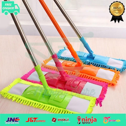 Jual alat sapu lantai set peralatan pel kebersihan rumah microfiber ...