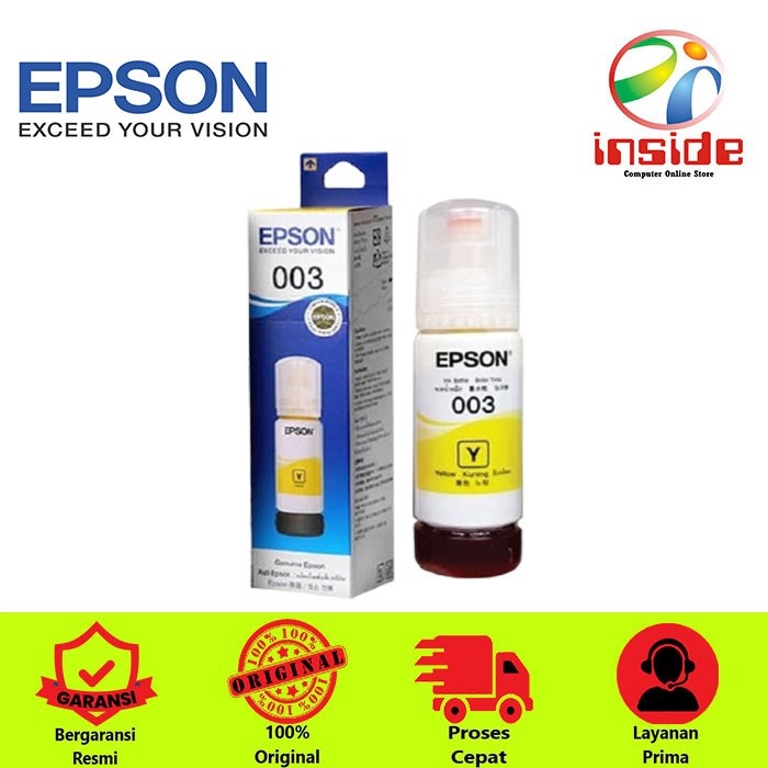 Jual Tinta Epson 003 Yellow original | Shopee Indonesia