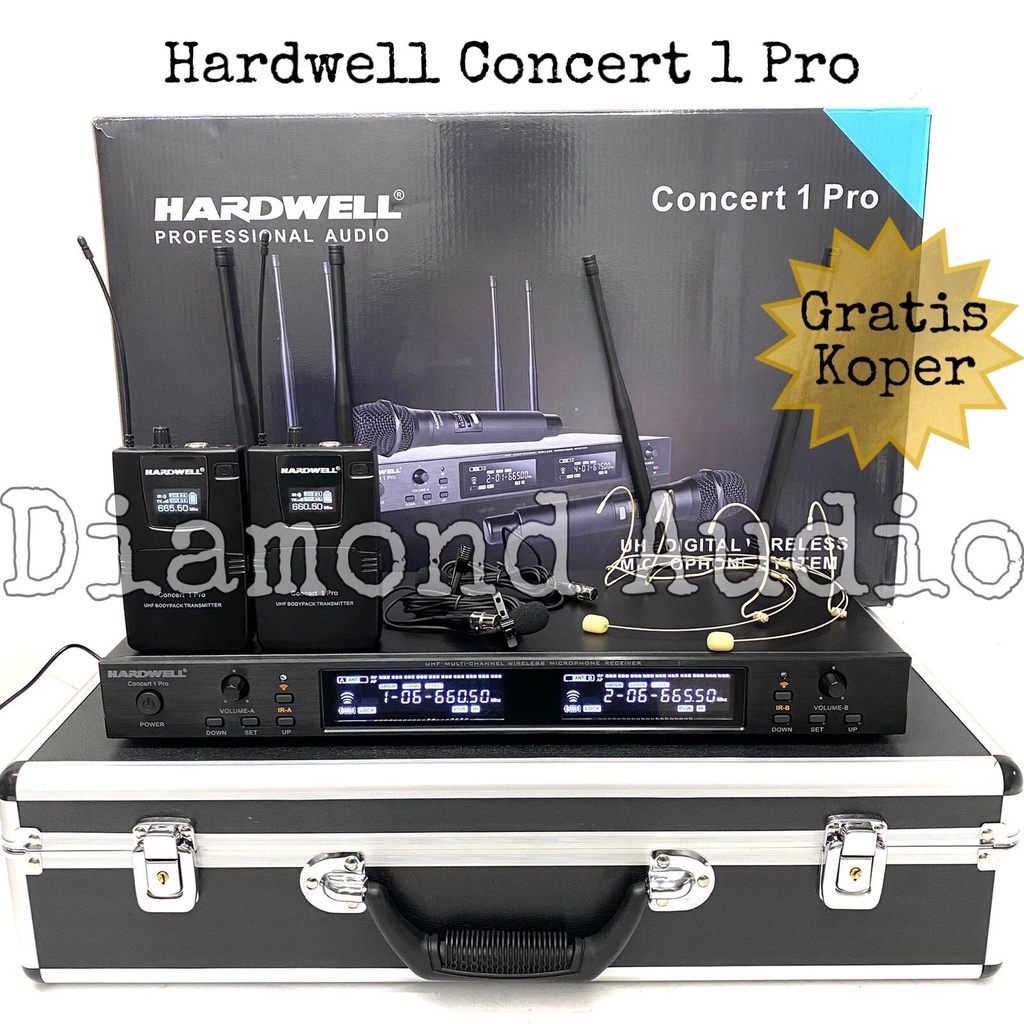 Jual Mic Wireless Hardwell Concert1 Pro Jjhh Clip On Headset Uhf ...