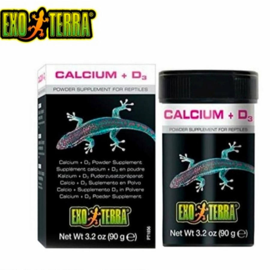 Jual EXOTERRA CALSIUM +D3 90gr/ SUPLEMEN EXOTERA CALSIUM REPTIL KURA ...