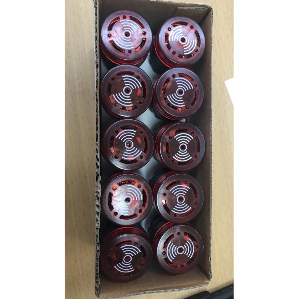 Jual Pilot lamp buzzer led 22mm / buzzer flash led / buzzer panel 22mm ...