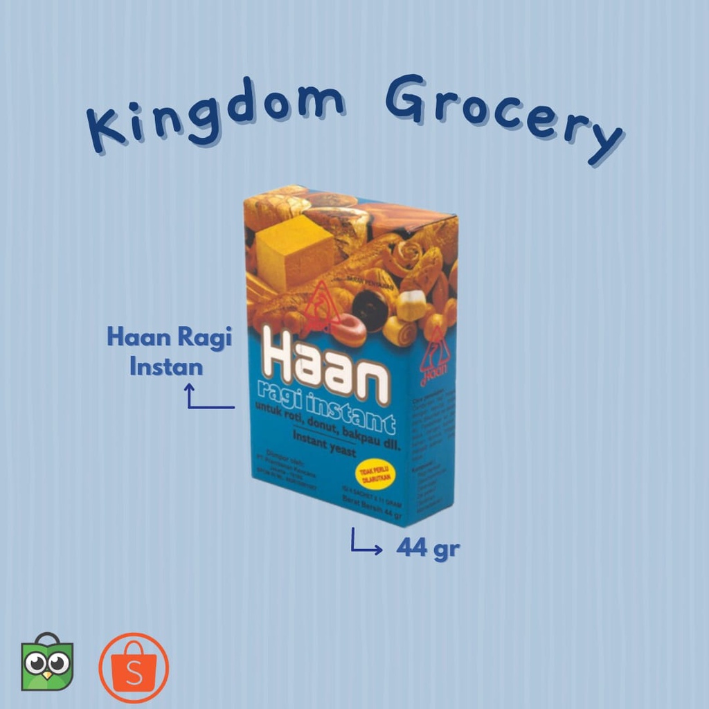 Jual Haan Ragi Instant 4x11gr | Shopee Indonesia