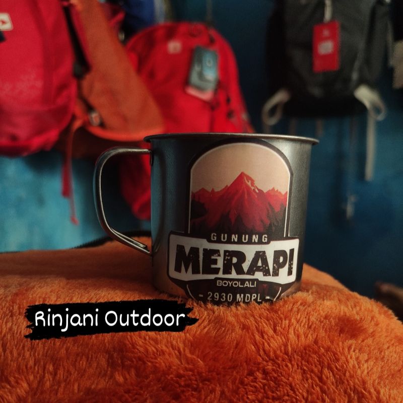 Jual Mug Cangkir Outdoor Diameter kurang Lebih 7cm Gelas Stainless ...