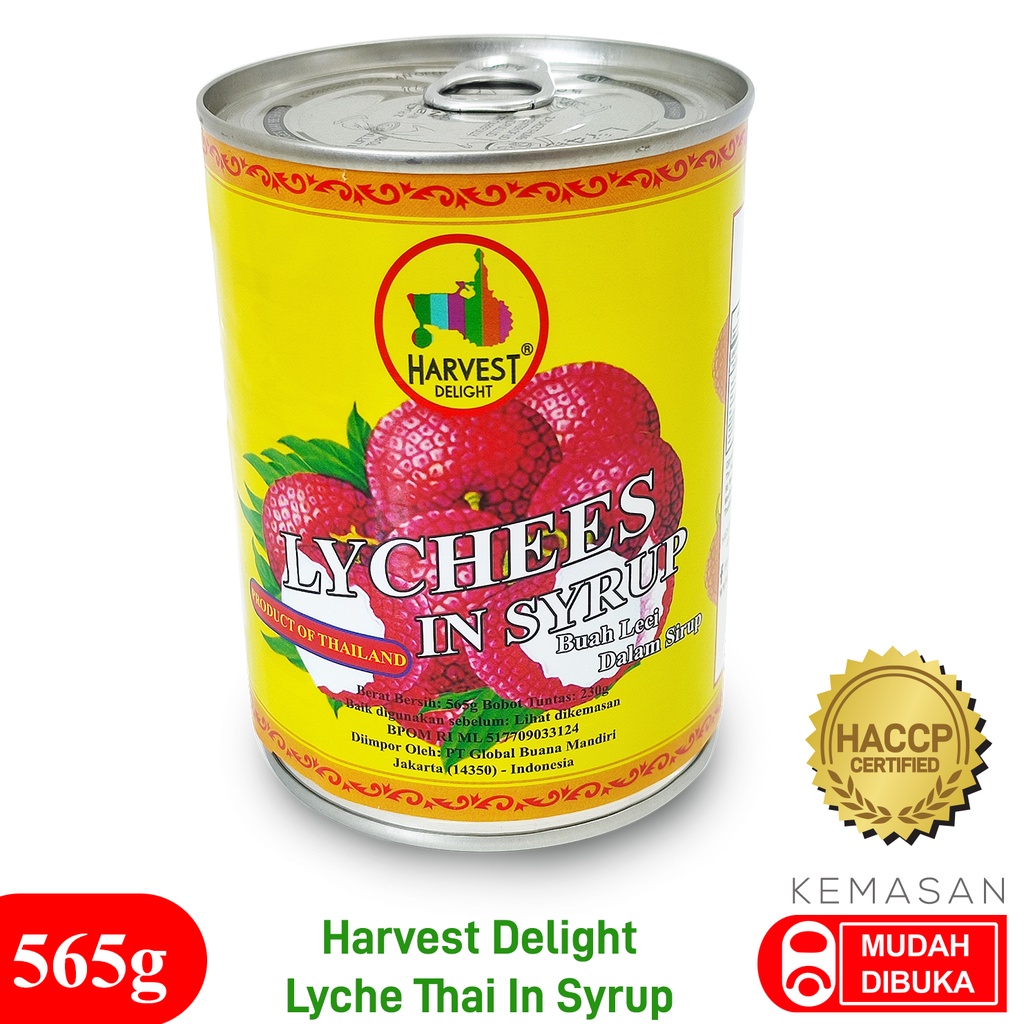 Jual Harvest Delight Thai Lychee in Syrup 565g | Shopee Indonesia