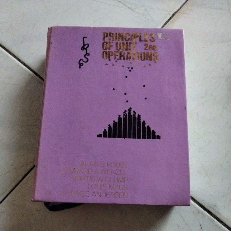 Jual Principles of unit Operations Second Edition_Alan S. Foust ...