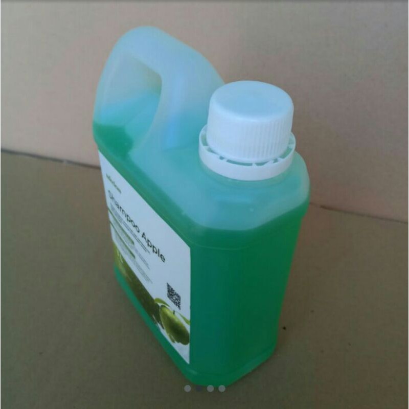 Jual Shampo Apel Hijau 1ltr/ Shampo Perawatan Rambut/Shampo Literan ...