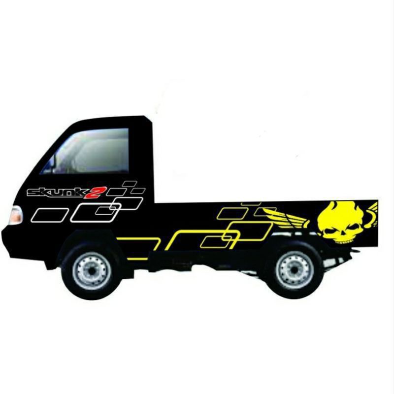 Jual Stiker mobil pick up suzuki carry cutting stiker variasi mobil ...