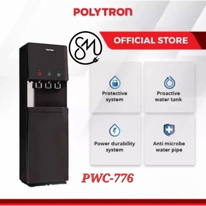Jual Dispenser Polytron PWC-776 Hydra Galon bawah Bottom Loading ...