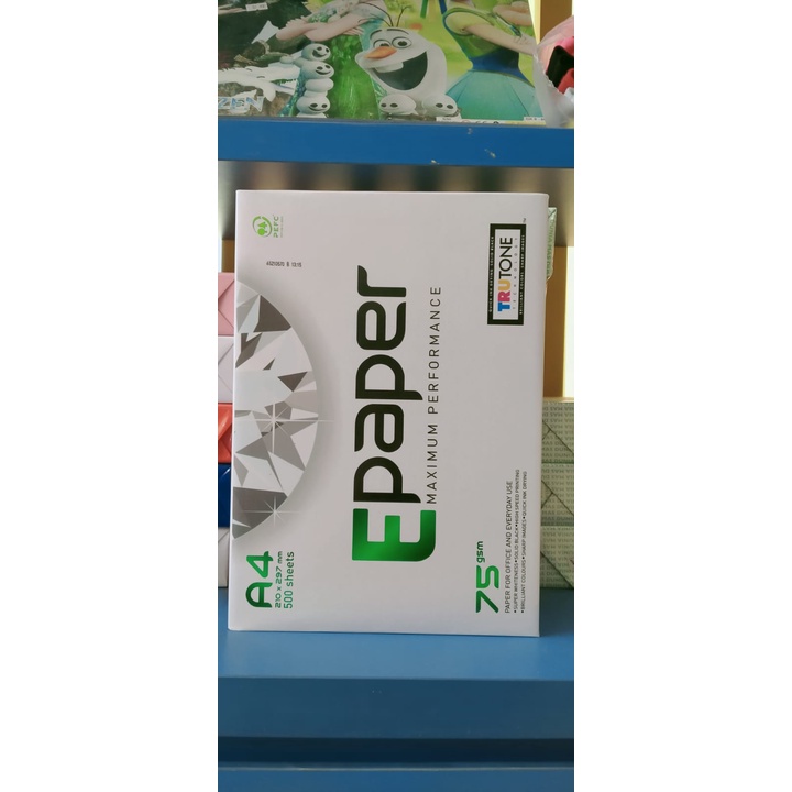 Jual KERTAS A4 E - PAPER 75 GSM/KERTAS HVS | Shopee Indonesia